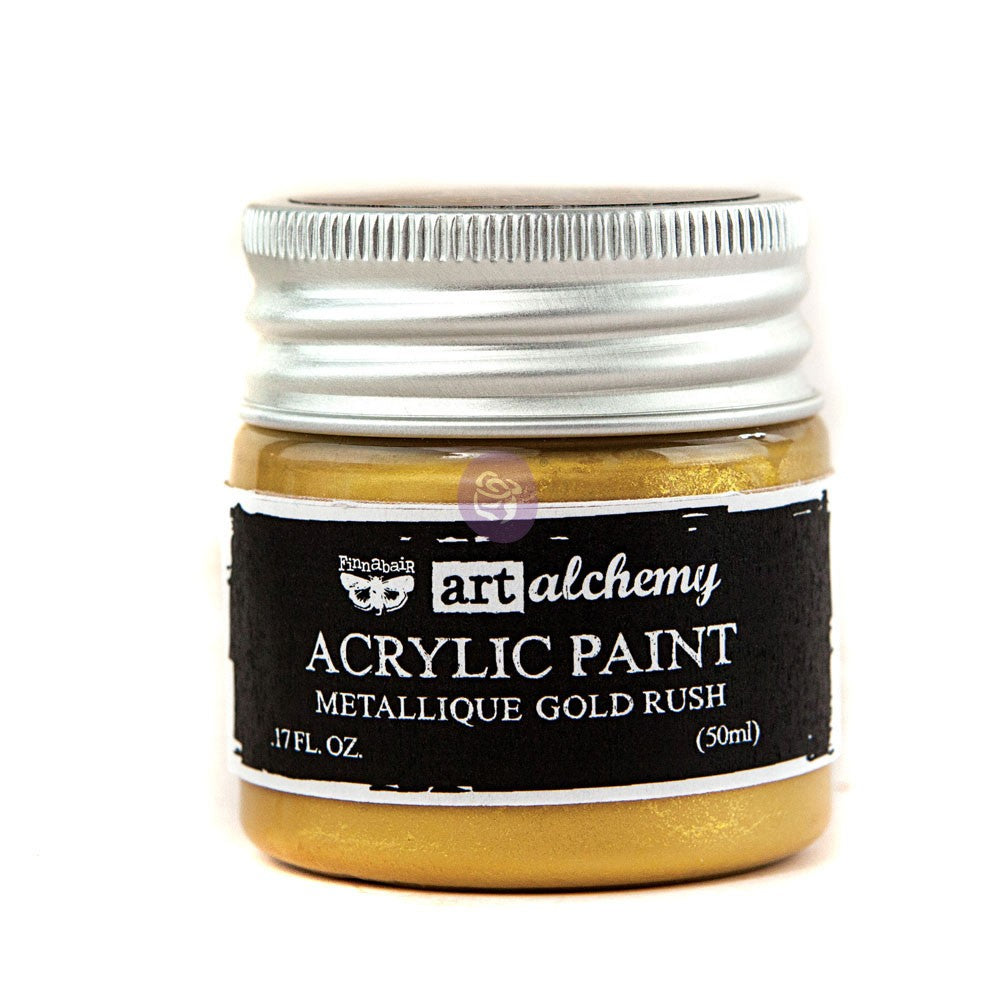 Gold Rush Metallique Acrylic Paint - ReDesign with Prima/Prima Marketi ...
