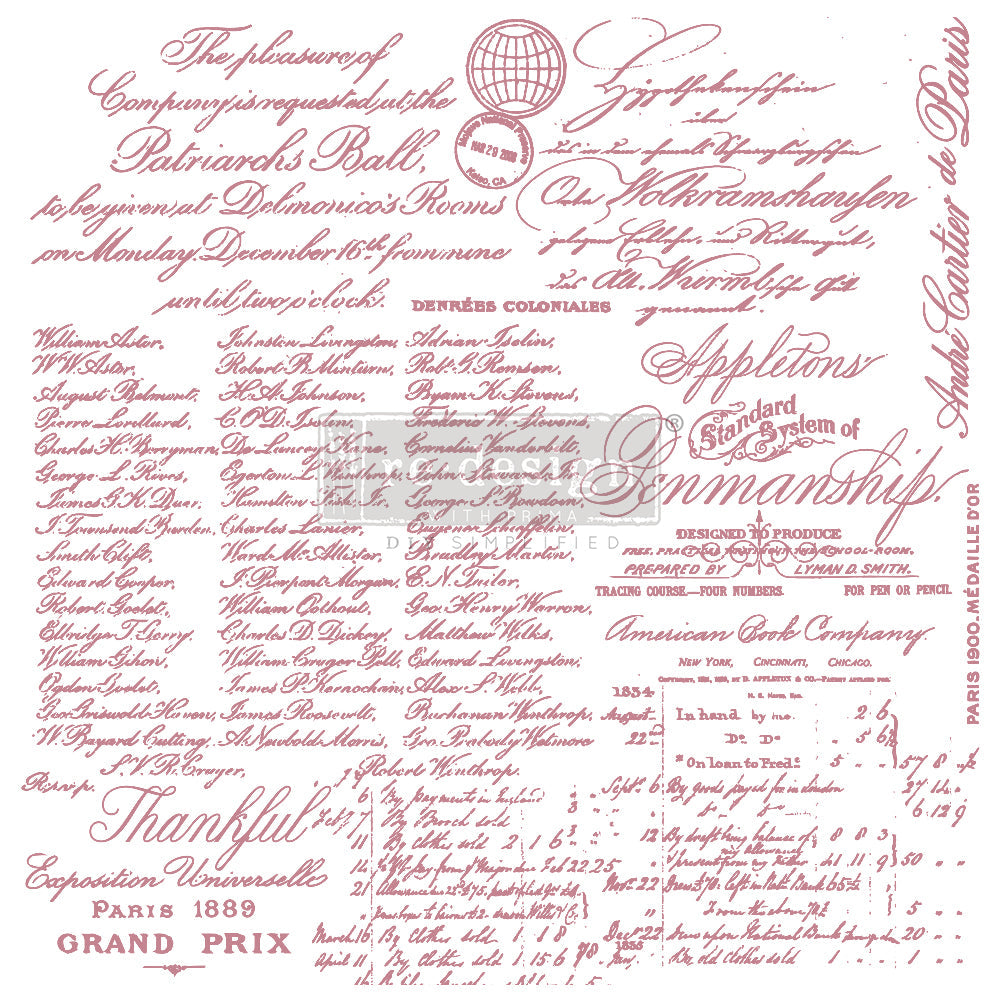 Handwritten Note Stamp - ReDesign Decor Stamp – Flippin Furniture Shop