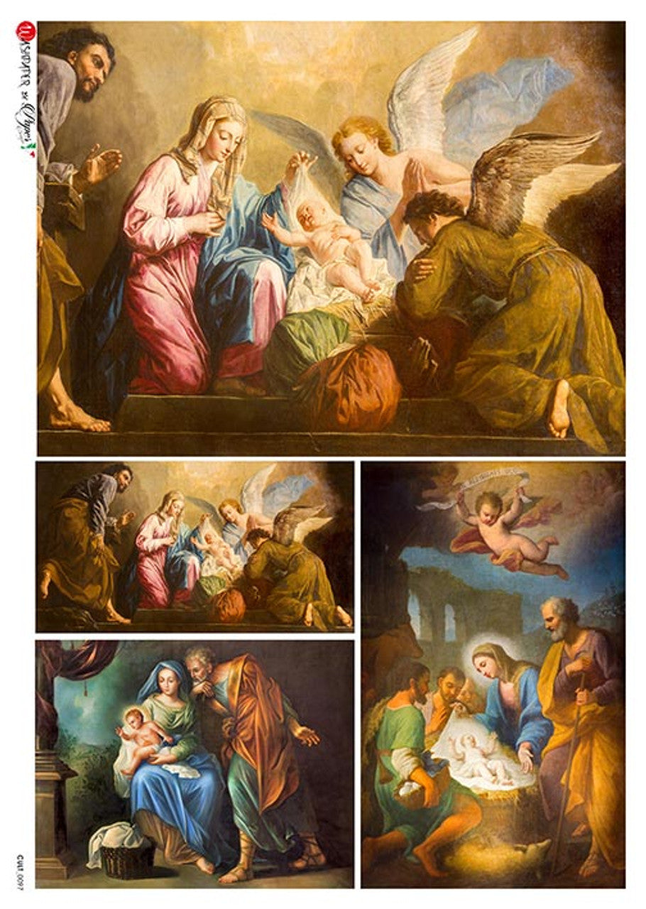 Culture Nativity Scenes (0097) Rice Paper - Decoupage Queen – Flippin ...